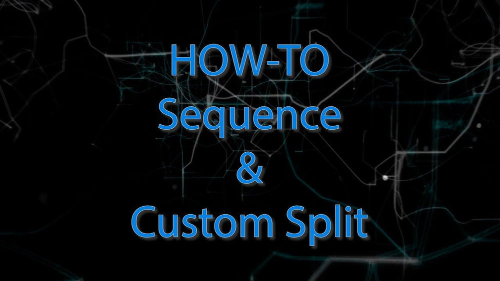 Sequence & Custom Split How-To (NVR Interface)